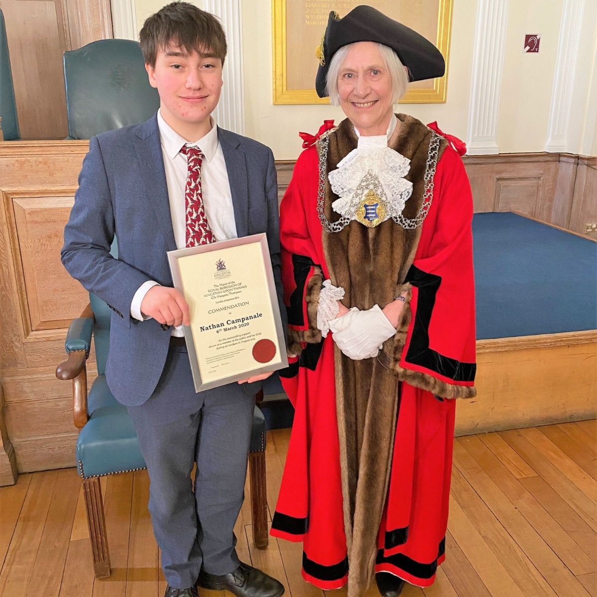 Mayor's Commendation - Richard Challoner School
